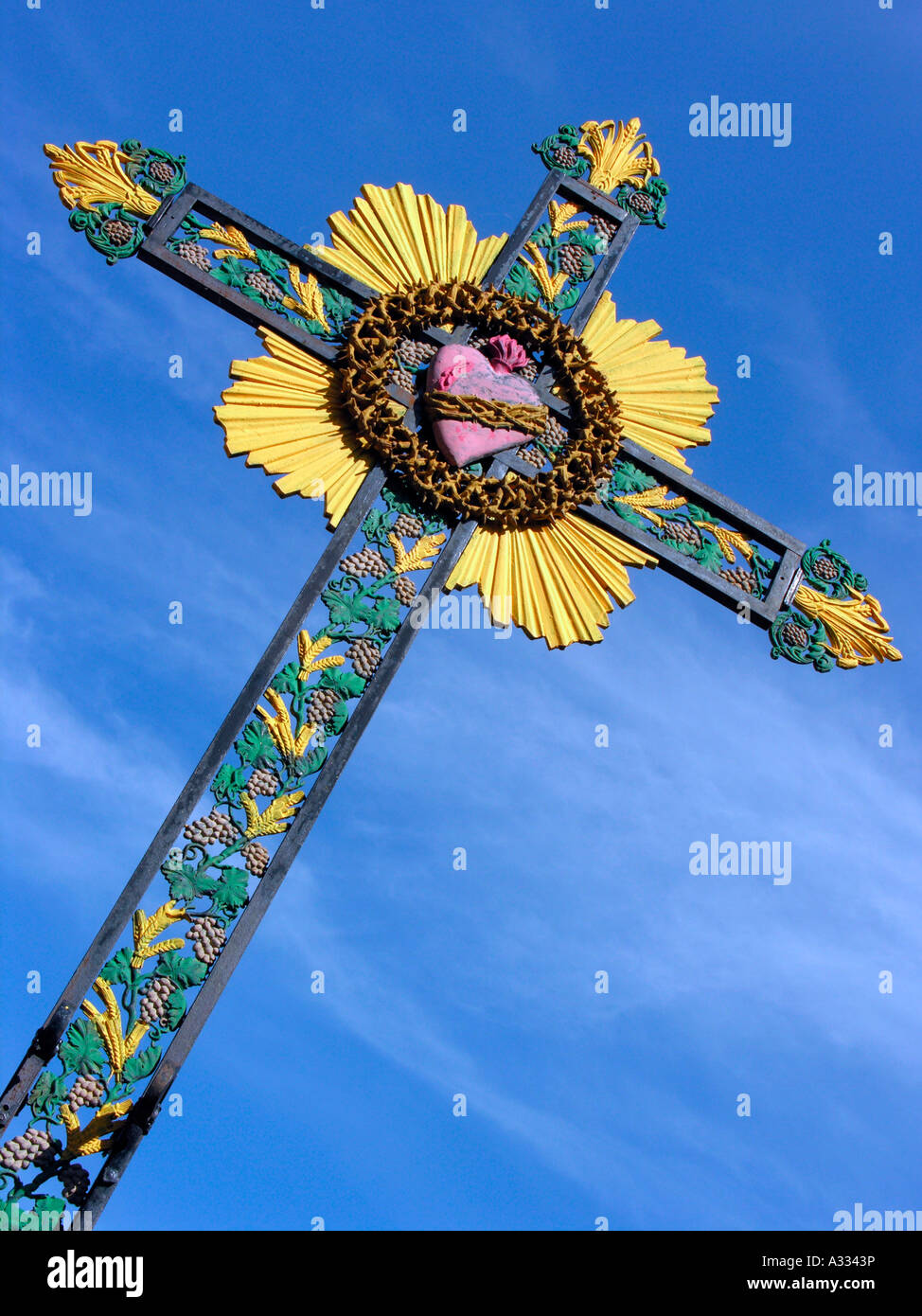 Coloured cross hi-res stock photography and images - Alamy