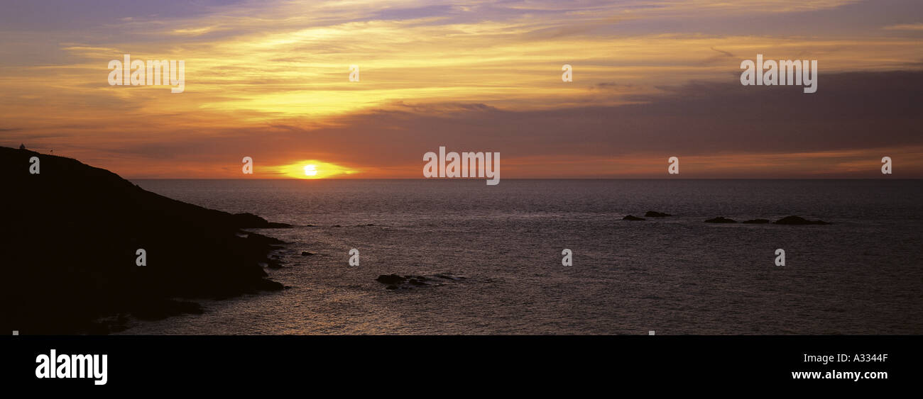 Pendeen sunset cornwall hi-res stock photography and images - Alamy