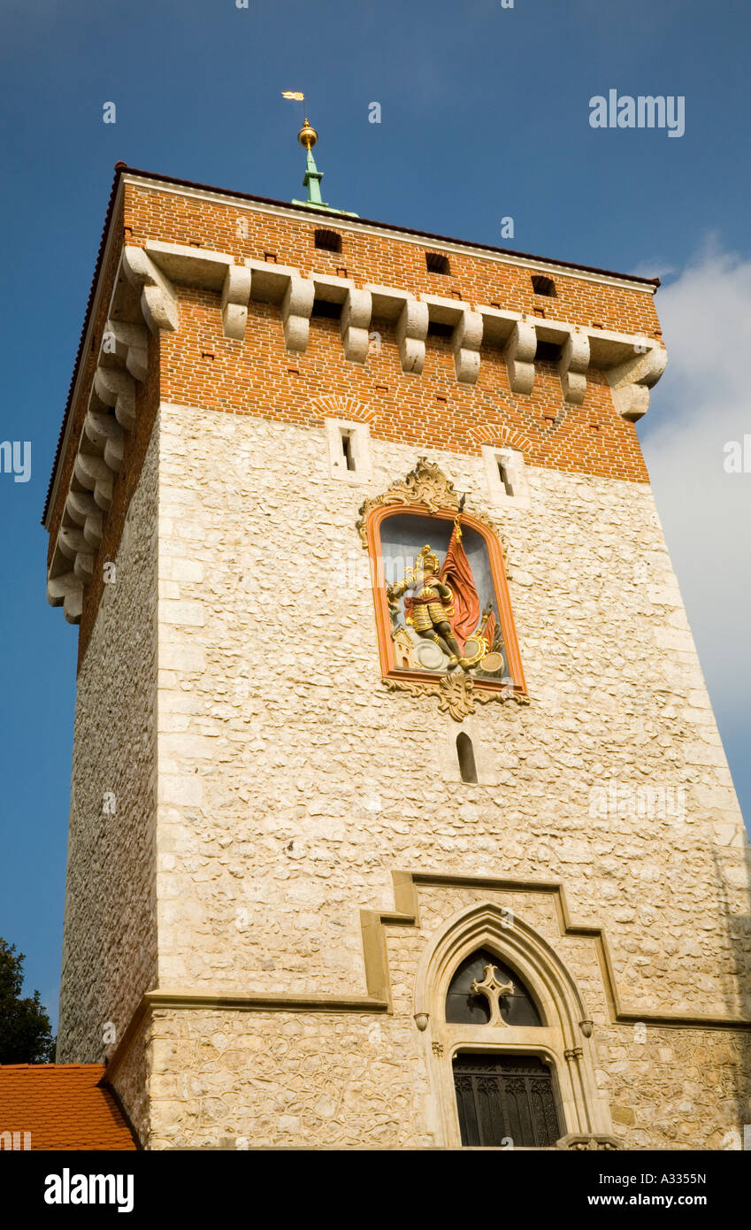 St Florian Gate tower, Cracow, Poland Stock Photo - Alamy