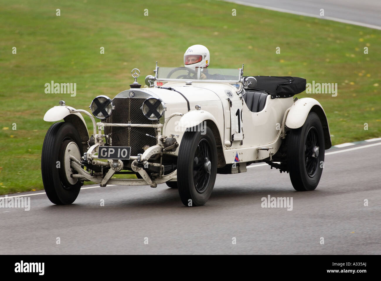 1930 Mercedes 710 SS Rennsport during the Brooklands Trophy race at ...