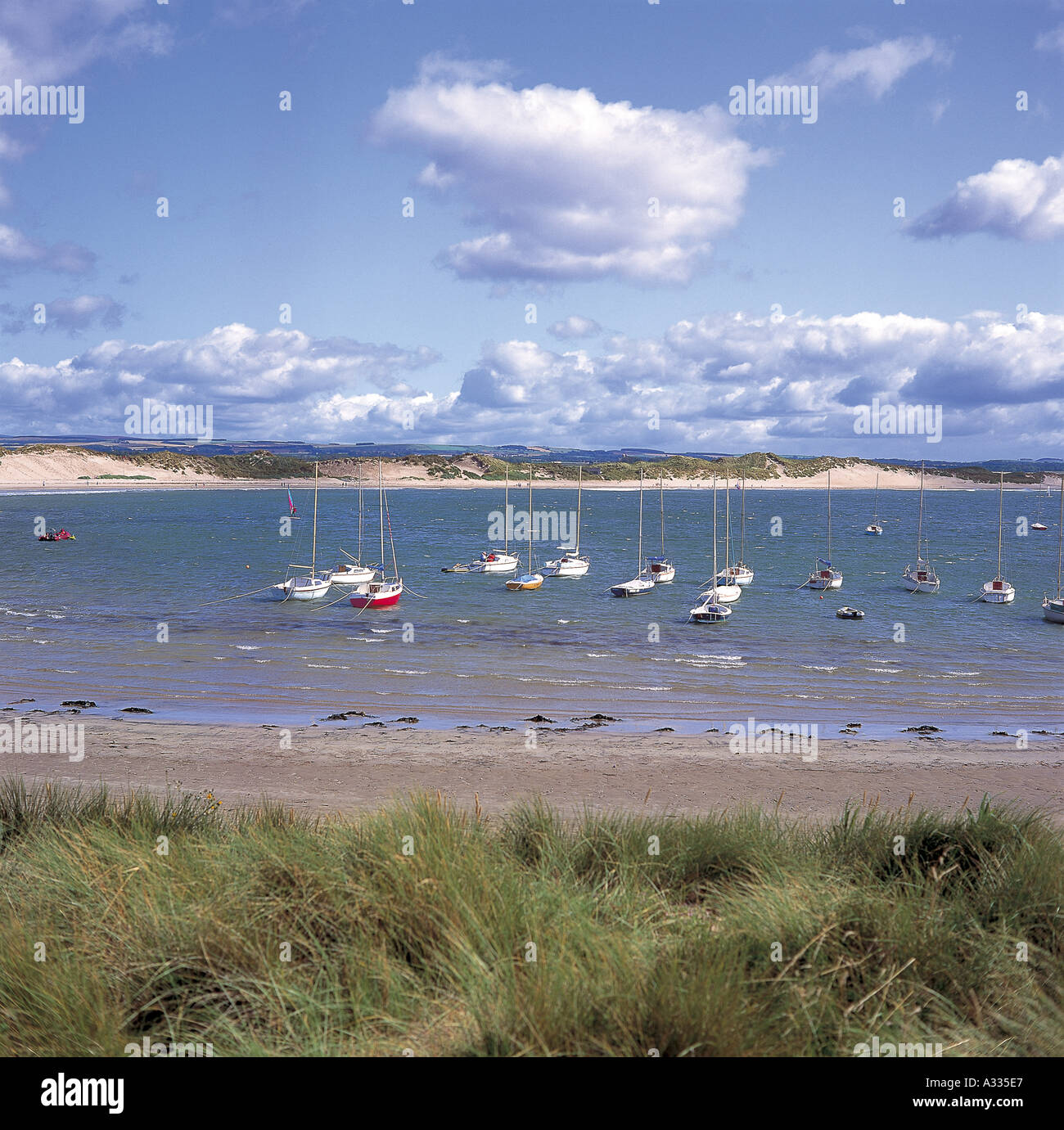 Beadnell Harbour Boat Stock Photo - Alamy