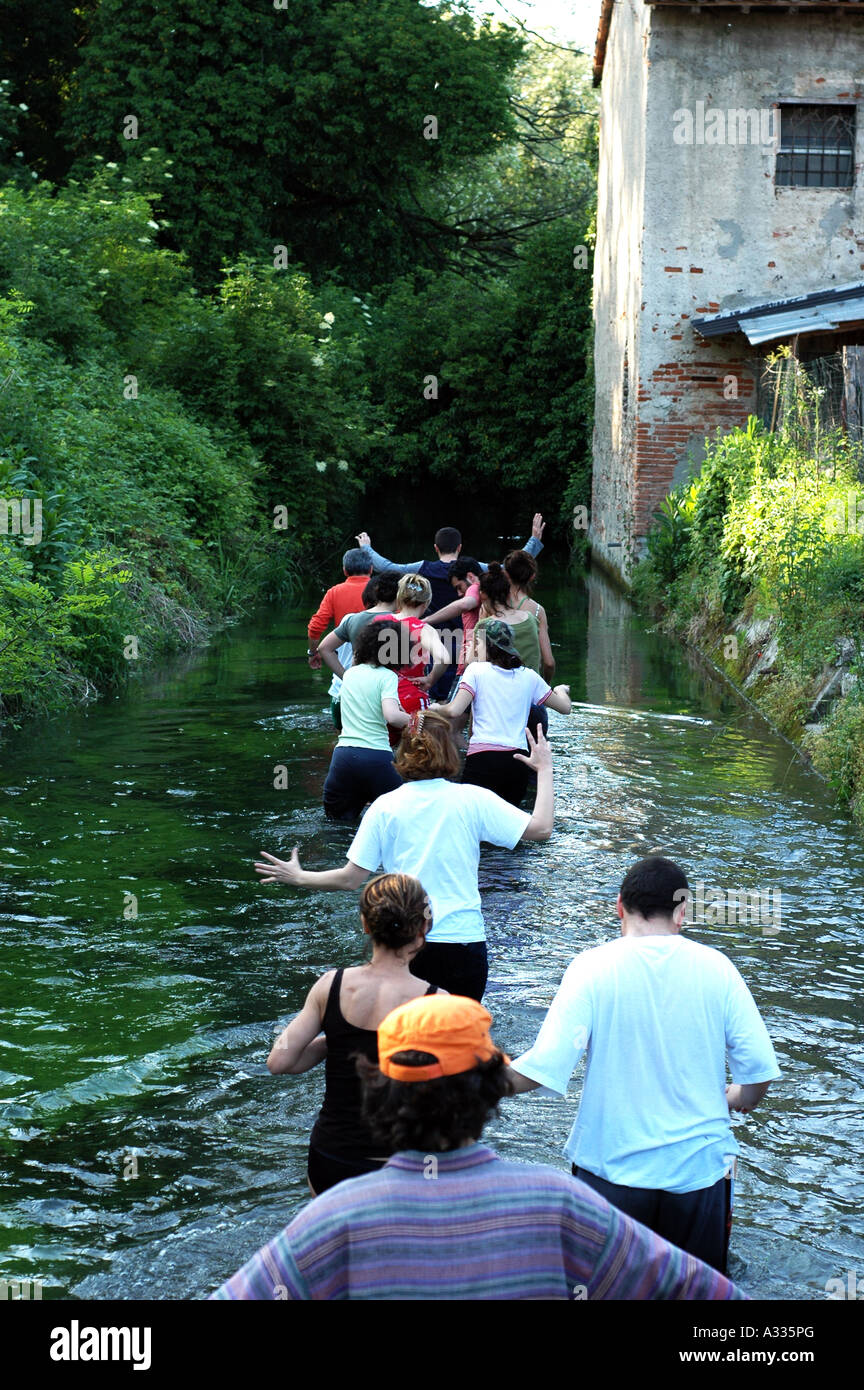 walking on water Stock Photo - Alamy