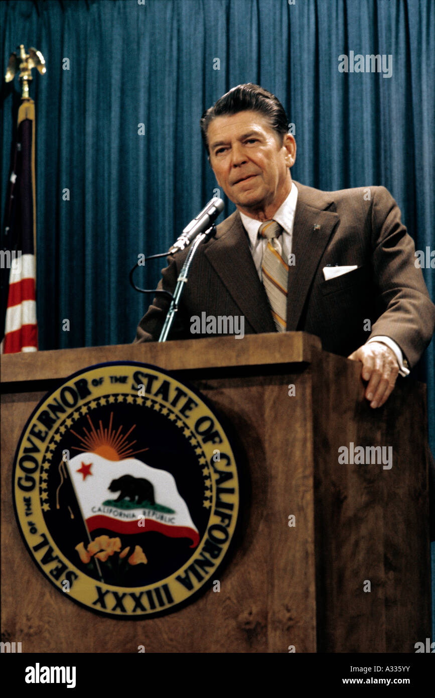 Ronald Reagan Governor High Resolution Stock Photography and Images - Alamy