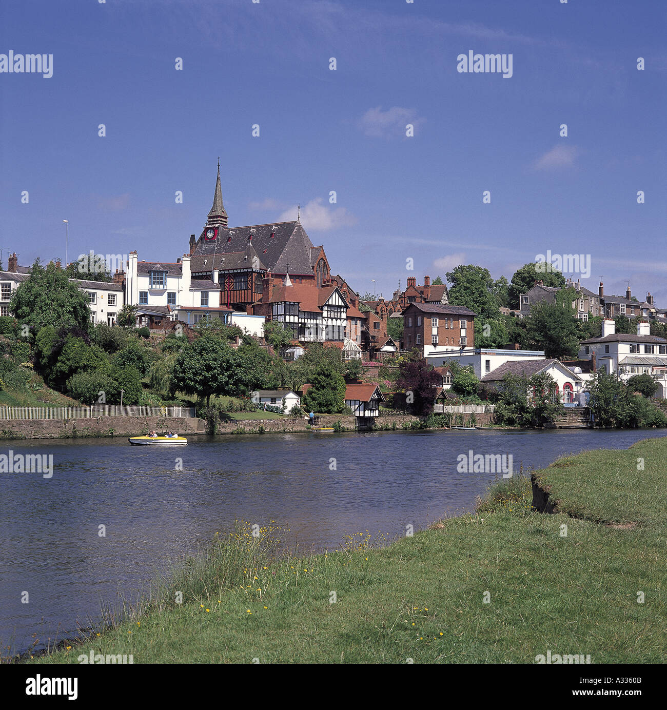 Chester River Cheshire Stock Photo - Alamy