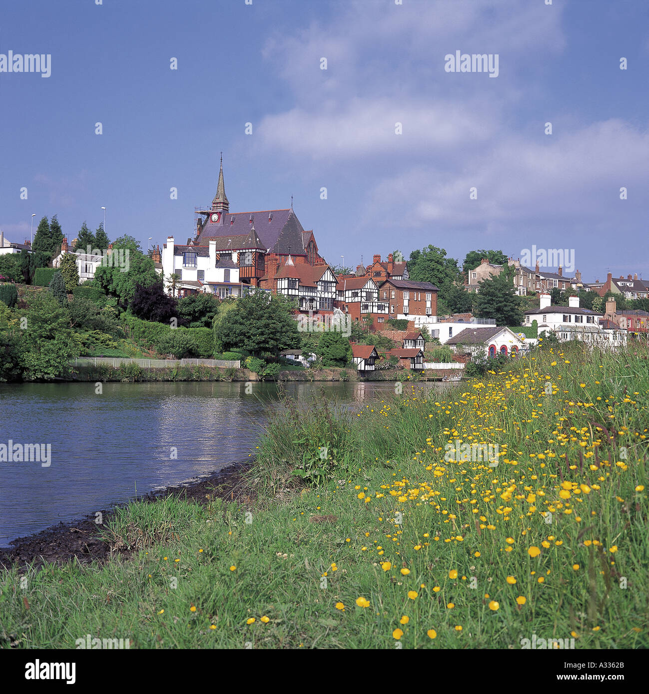 River Dee Chester Stock Photo - Alamy