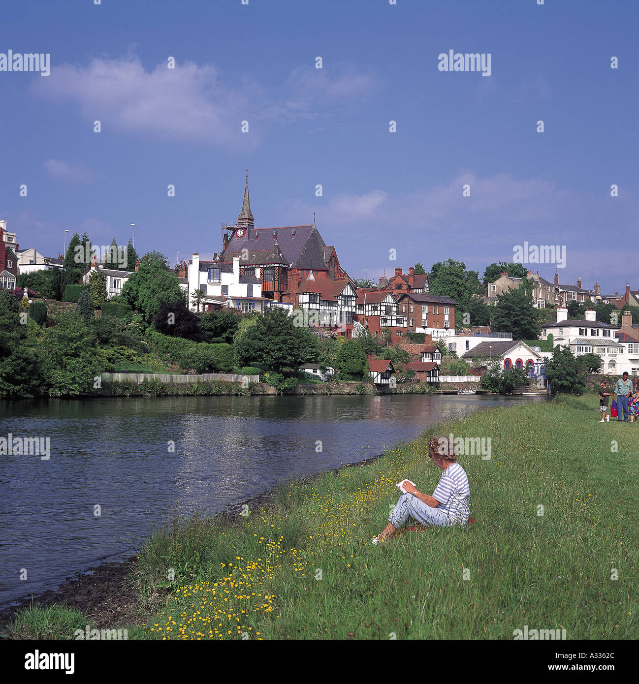 River Dee Chester Stock Photo - Alamy