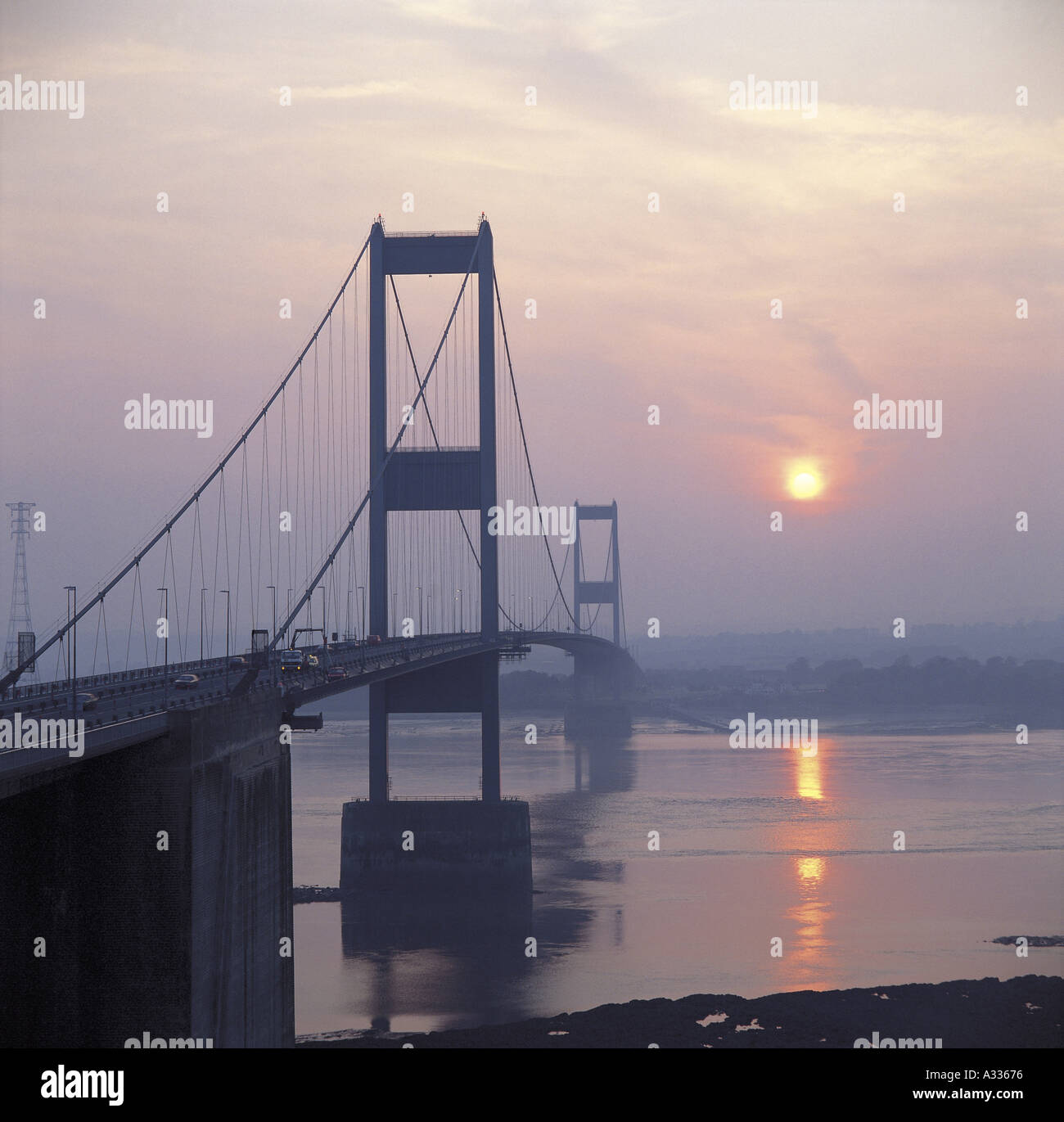 Severn Road Bridge Stock Photo - Alamy