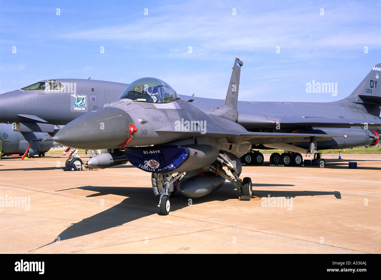Lockheed Martin F-16CJ Fighting Falcon operated by the US Air Force ...