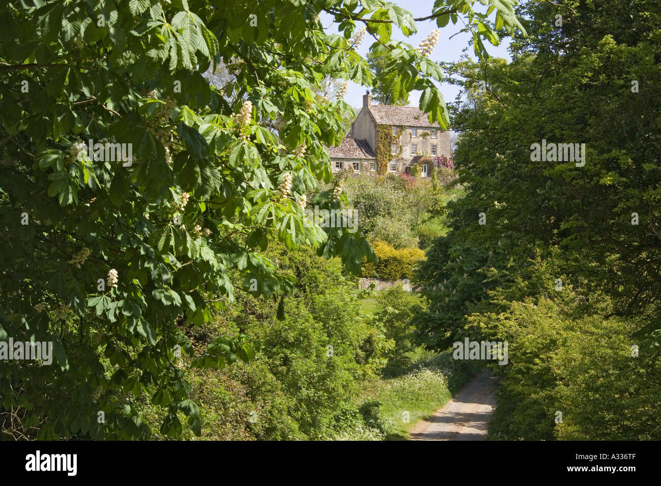 Springtime at Hill House Farm in the Cotswold village of Farmington ...