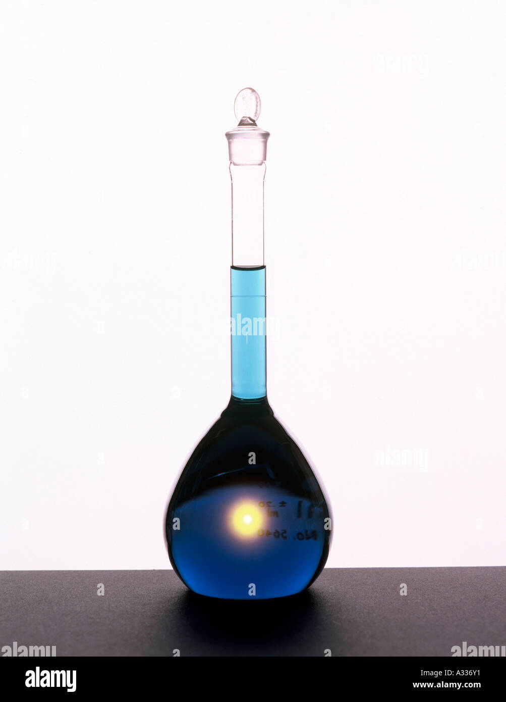 Laboratory beaker with D81 Stock Photo - Alamy