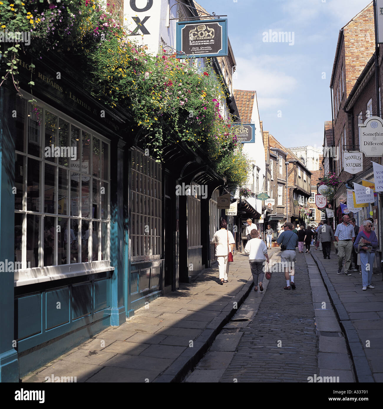 The Shambles York Stock Photo - Alamy