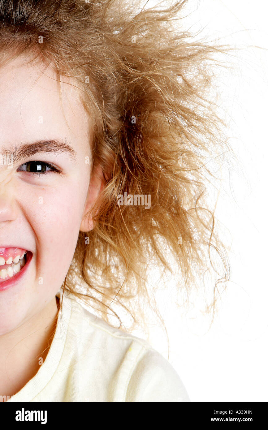 Young Girl Frowning Model Released Stock Photo - Alamy