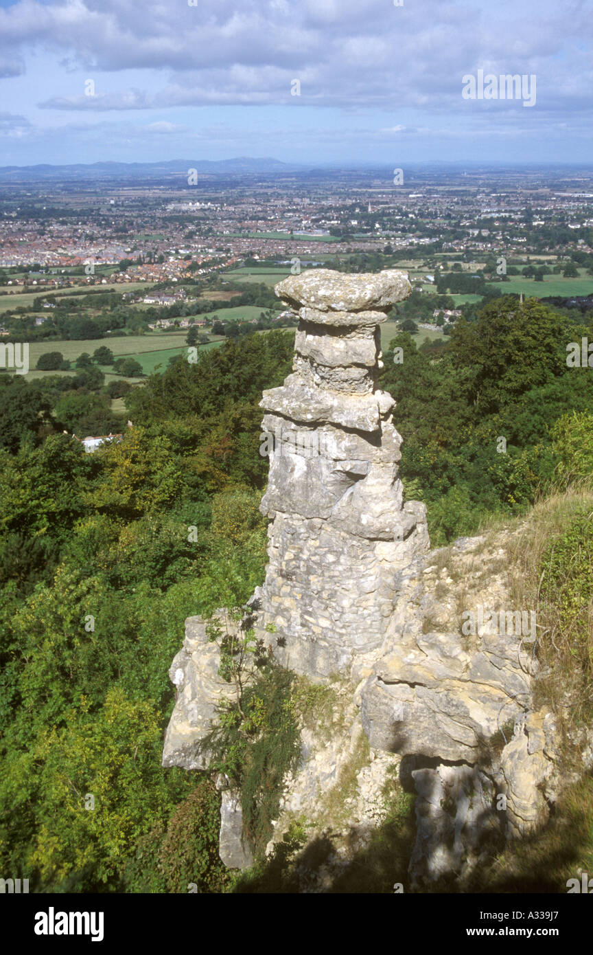 The Devil's Chimney, Leckhampton Hill on the outskirts of Cheltenham ...