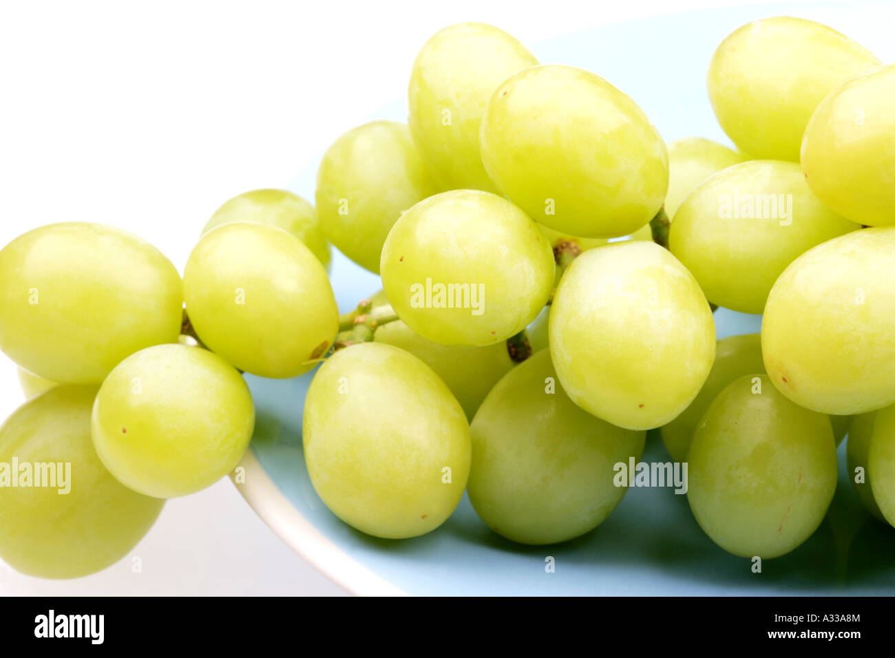 Palte of Grapes Stock Photo - Alamy