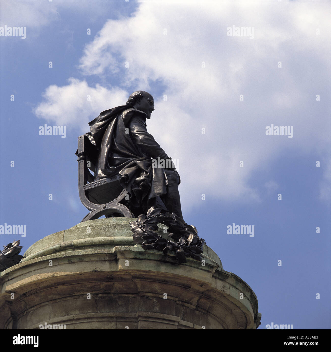 Gower Memorial Statue Stock Photo - Alamy