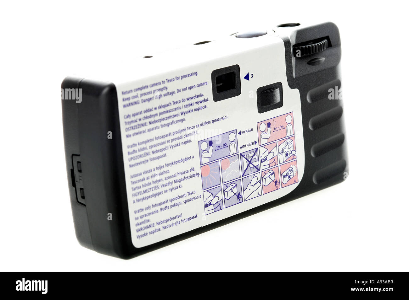 Disposable camera flash film lens hi-res stock photography and images ...