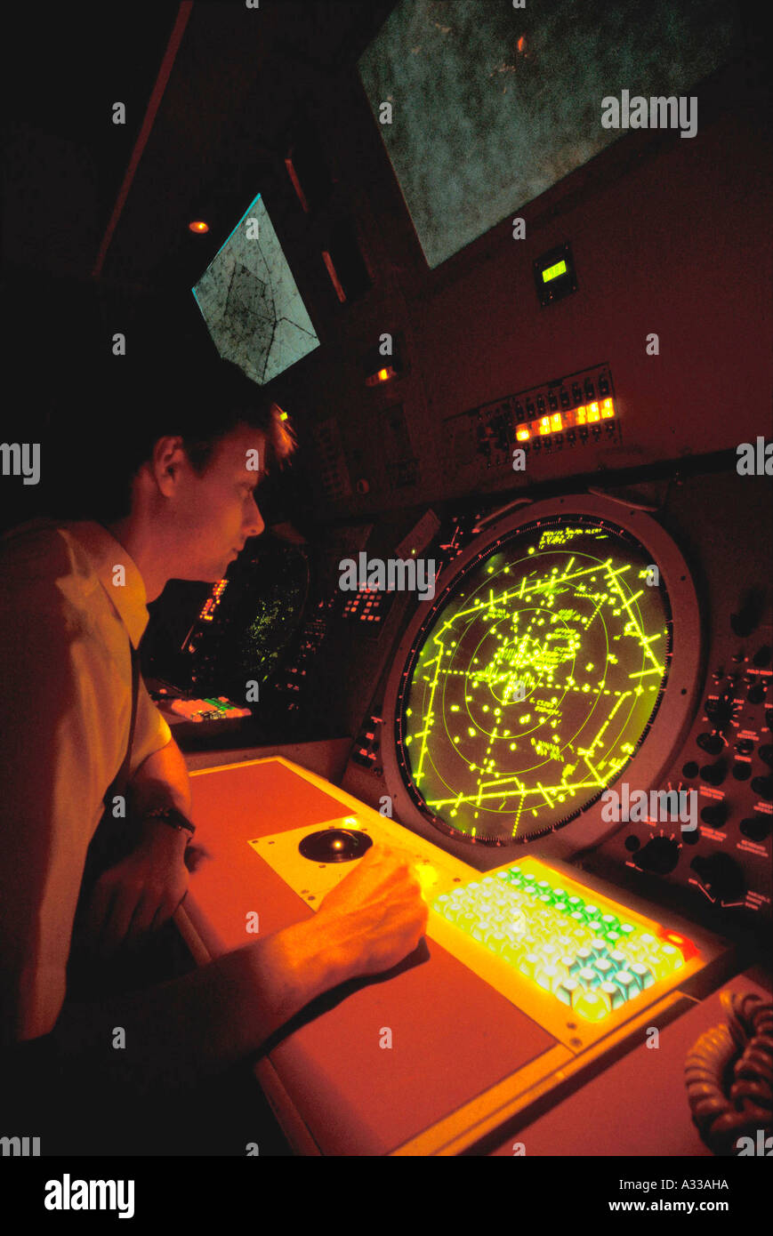 Radar operator hi-res stock photography and images - Alamy