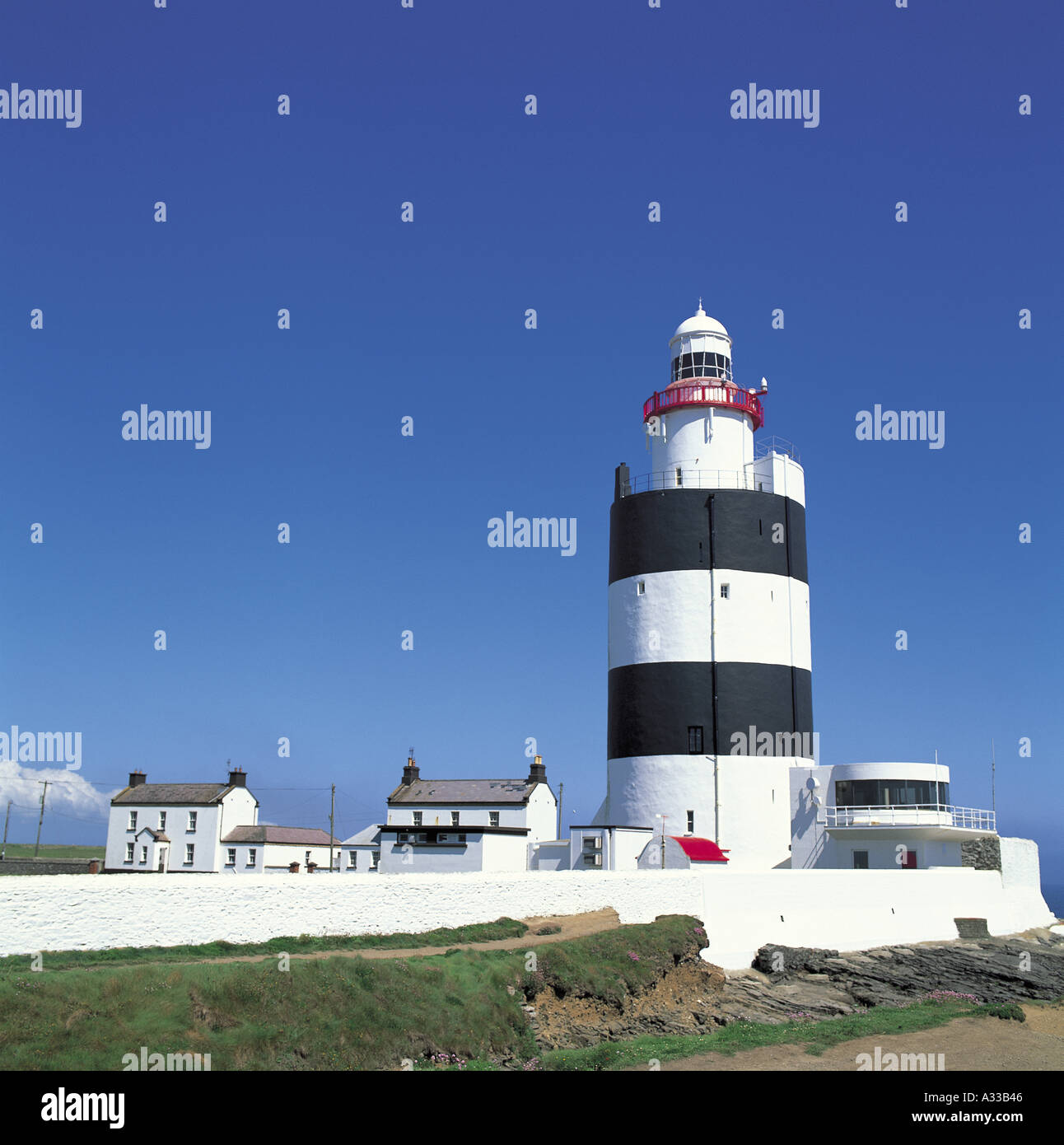 Wexford Hook Historic Lighthouse Stock Photo - Alamy