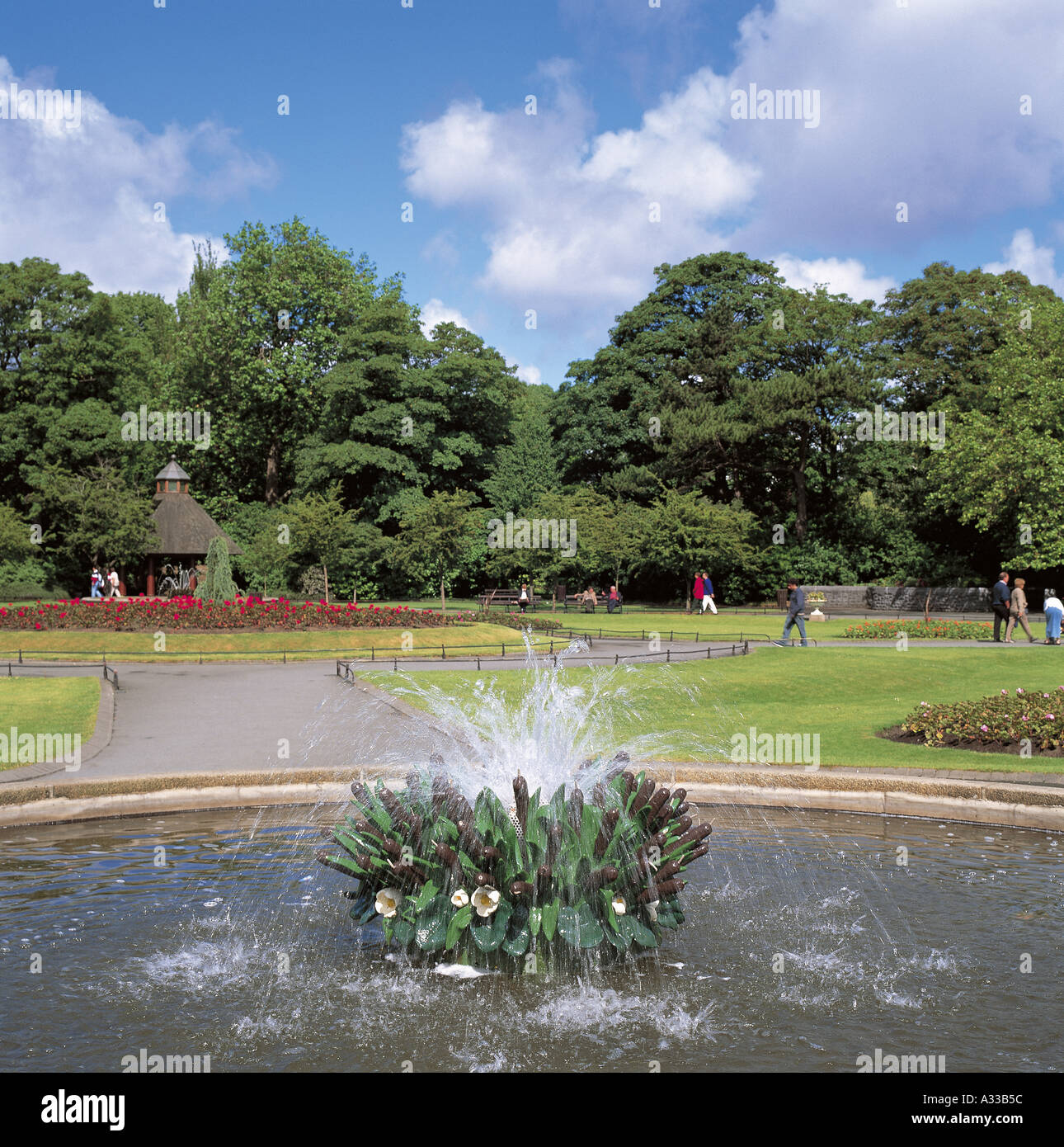 Stephens park dublin fountain hi-res stock photography and images - Alamy