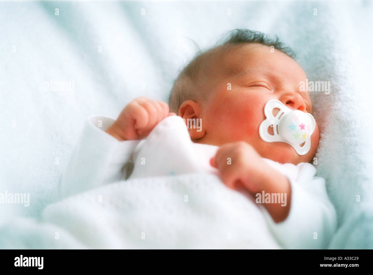 New born baby sleeping Stock Photo - Alamy