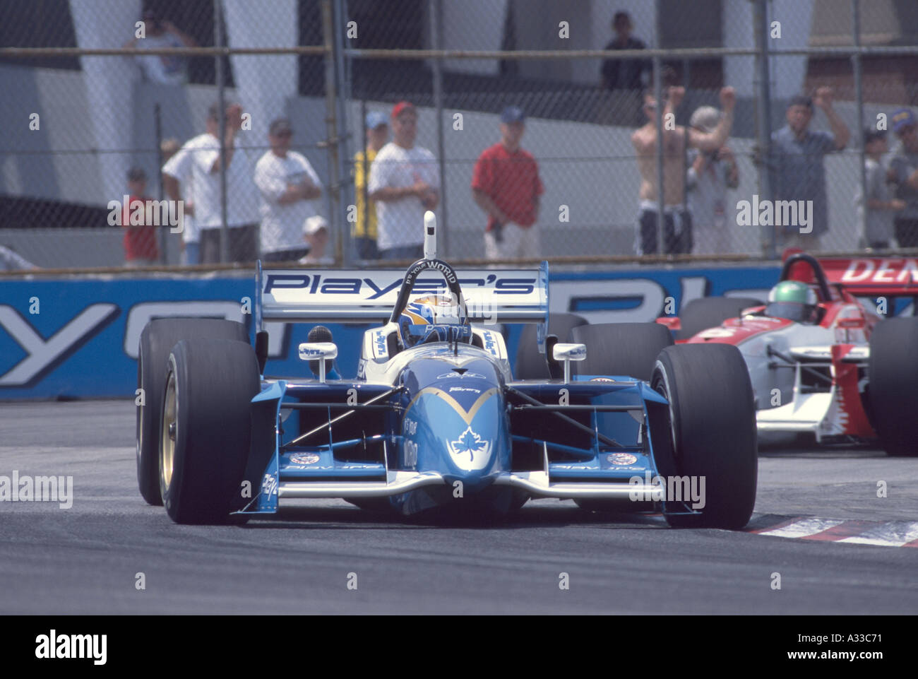 Patrick Carpentier races his Players Reynard Ford at Toronto 2002 Stock ...