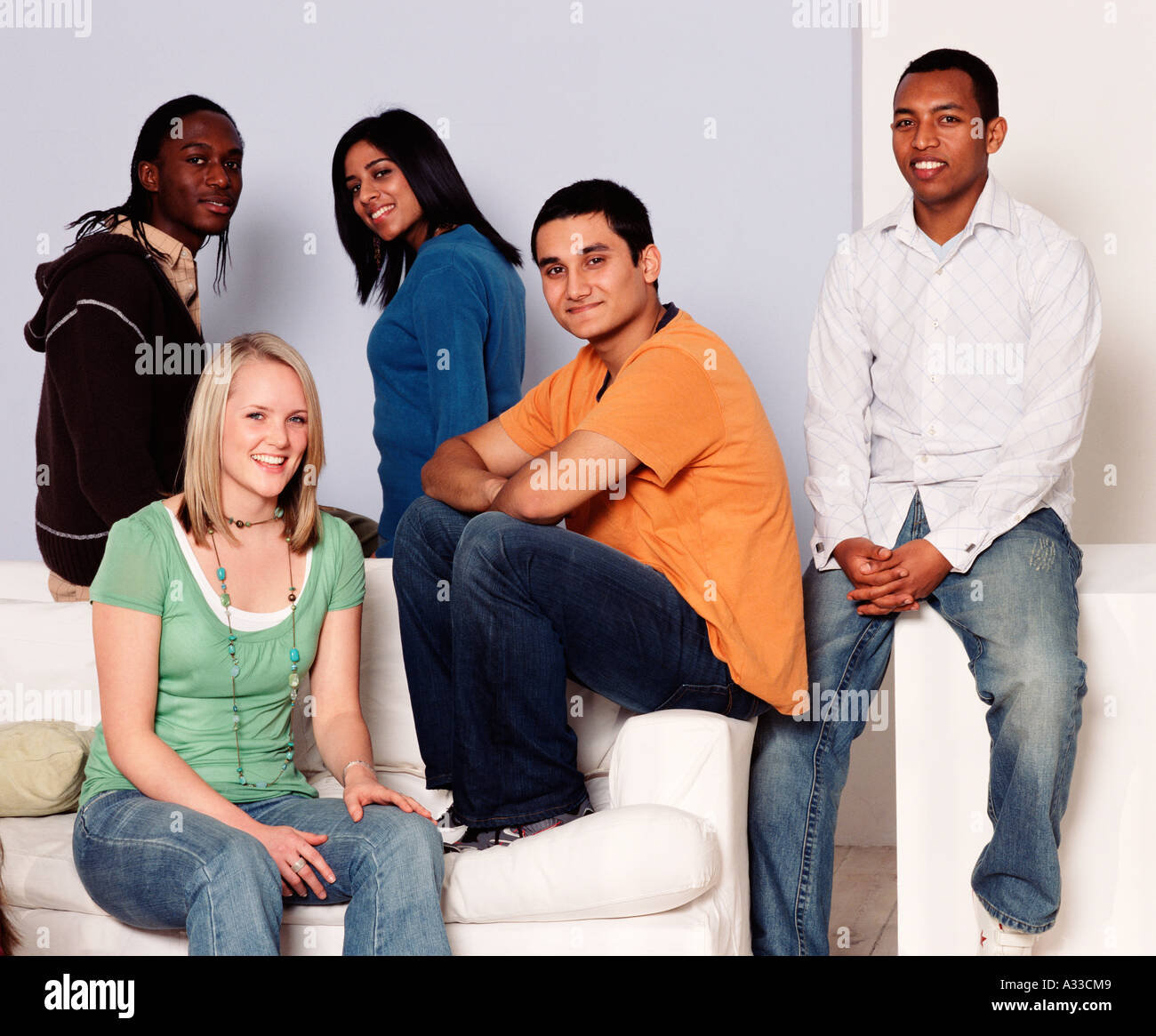 Five group leaders hi-res stock photography and images - Alamy