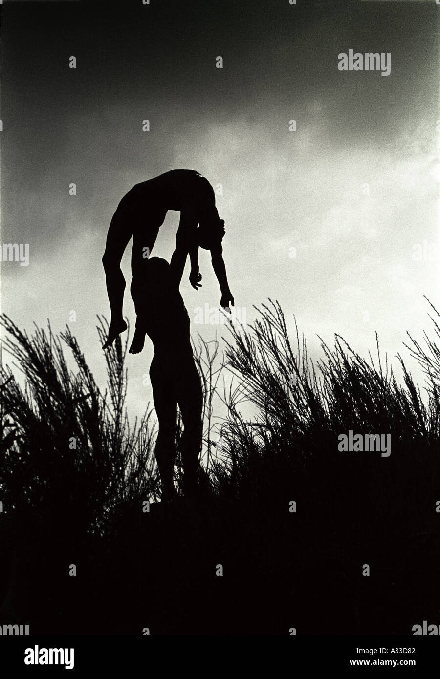 Dramatic statue Denmark Stock Photo - Alamy