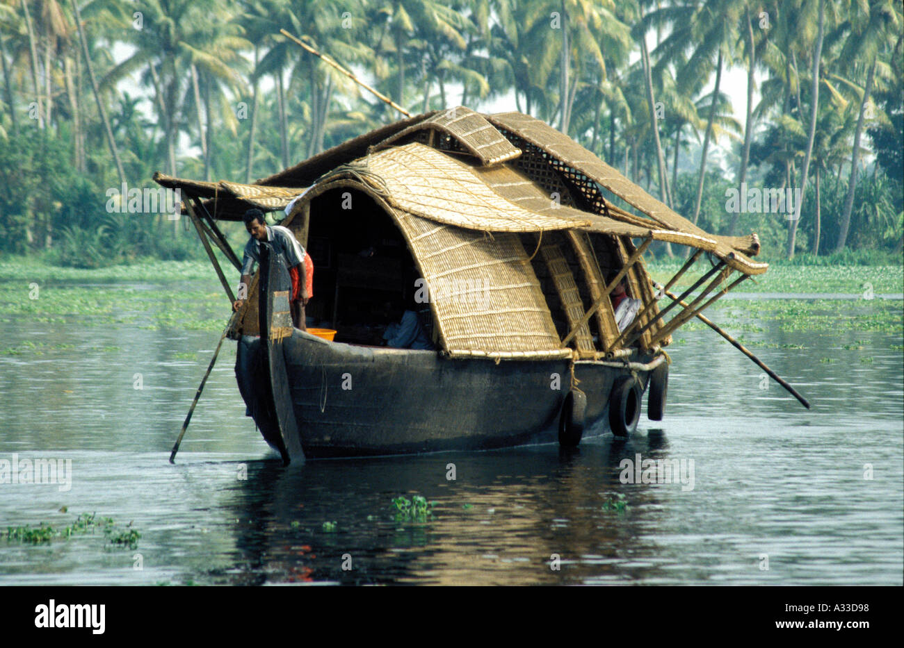 Rice boat Kerala Stock Photo - Alamy