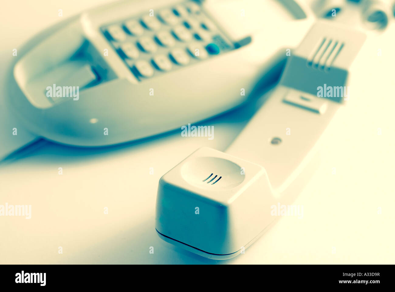 Telephone off the hook Stock Photo - Alamy