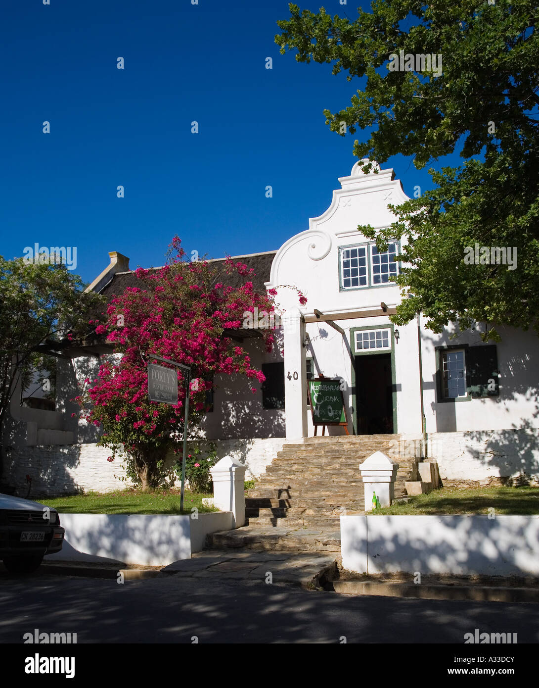 fortys restaurant tulbagh Stock Photo - Alamy