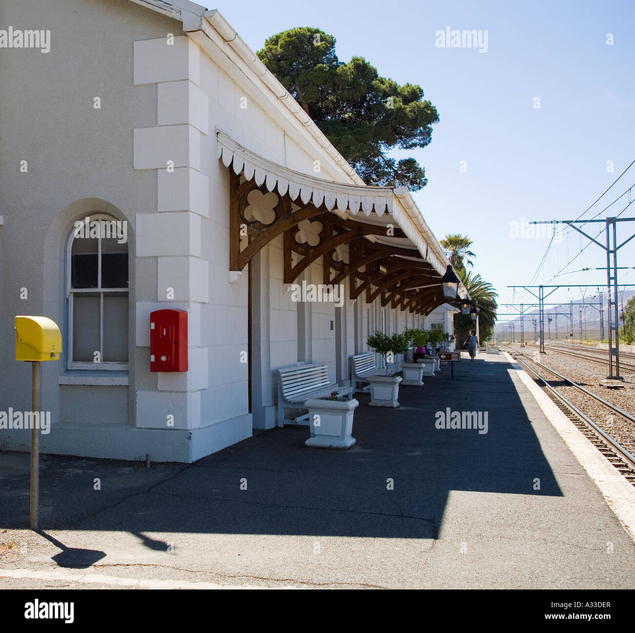 matjiesfontein railway station Stock Photo - Alamy