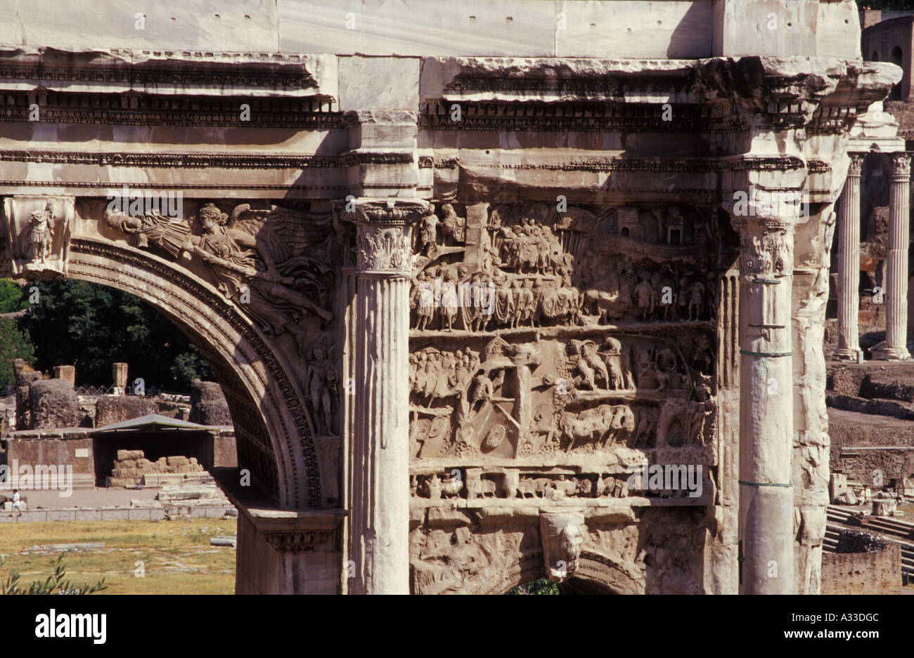The Arch of Septimius Severus, Rome, Italy Stock Photo - Alamy
