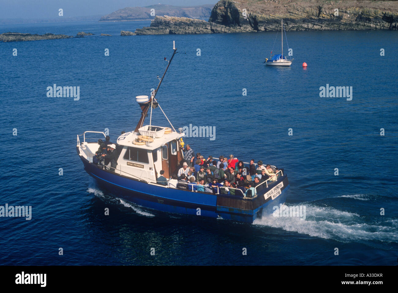 The Dale Princess taking Visitors to Skomer Island Pembrokeshire West ...