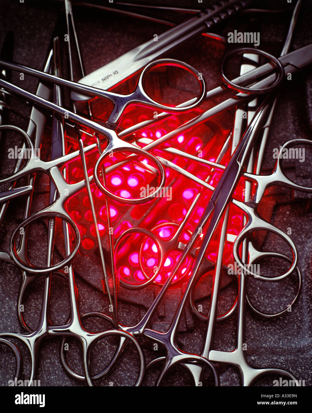 A closeup of surgical operating room tools Stock Photo - Alamy