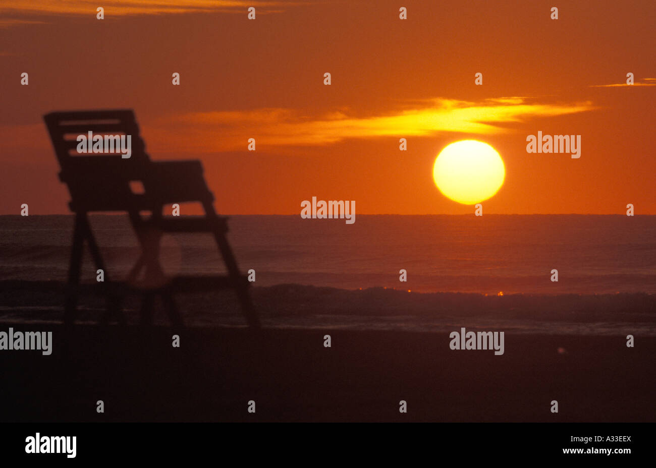 Morning Sunrise over the Ocean Stock Photo - Alamy