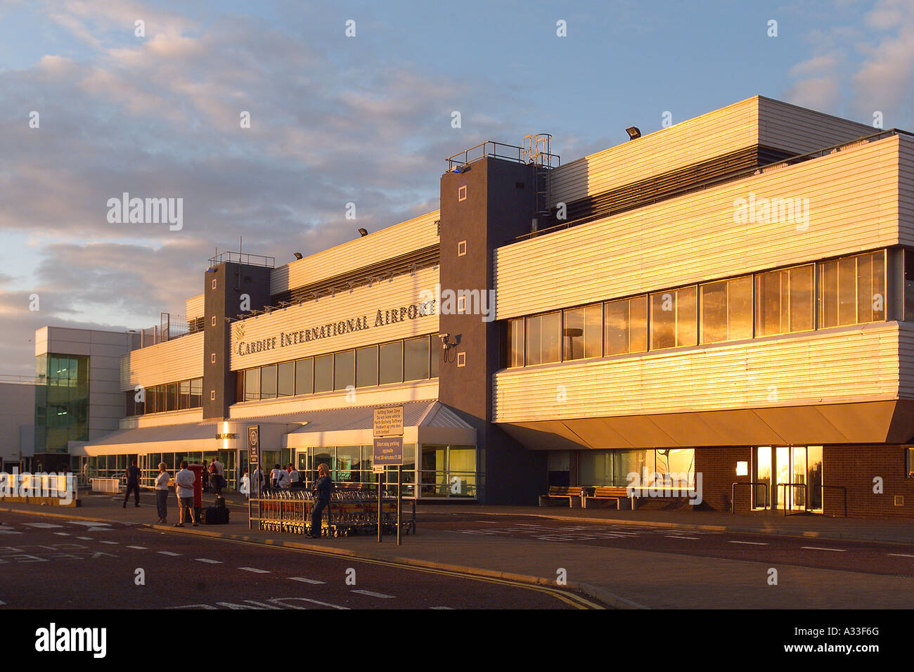 Cardiff airport general view hi-res stock photography and images - Alamy