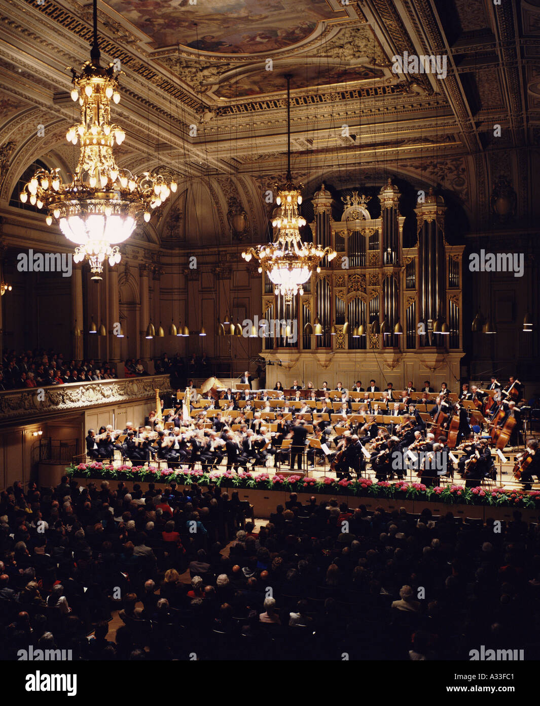 Historic Photo Classic Orchestra Larger Concert Hall of the Tonhalle ...