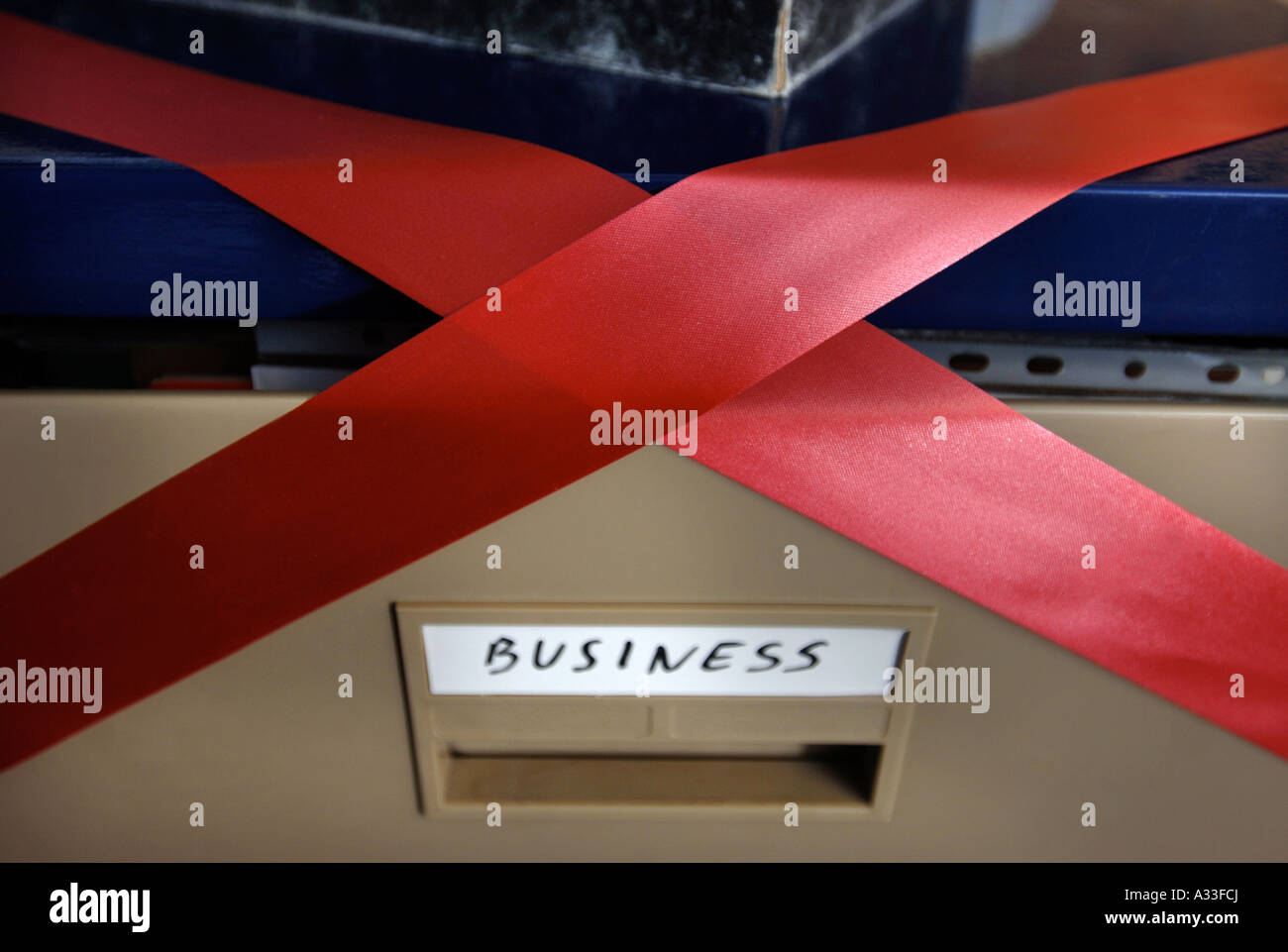 STOCK ILLUSTRATION OF RED TAPE RESTRICTIONS ON SMALL BUSINESS UK Stock ...