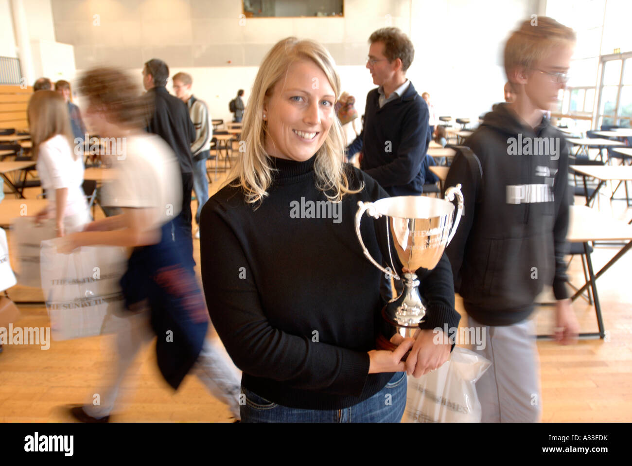 THE NATIONAL SUDOKU CHAMPIONSHIPS WINNER RACHEL ROTH Stock Photo - Alamy