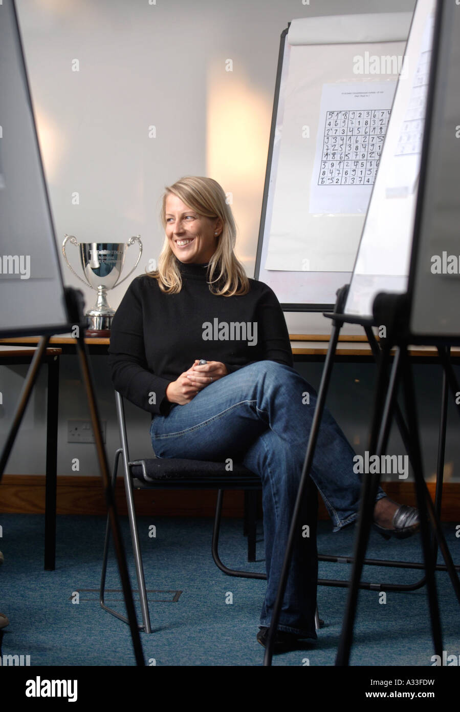 THE NATIONAL SUDOKU CHAMPIONSHIPS WINNER RACHEL ROTH AFTER THE ...