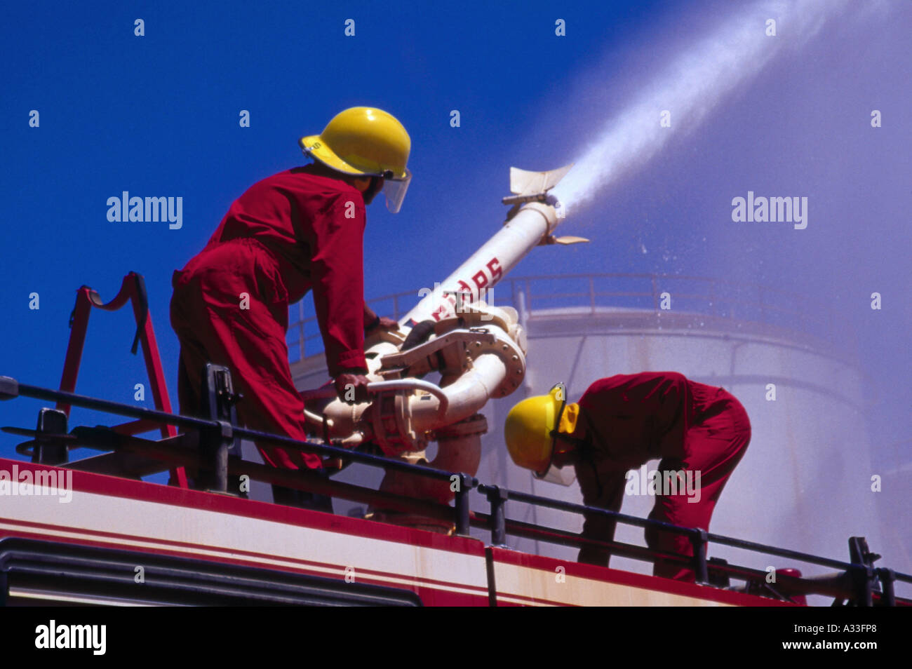 Firemen Saudi Arabia Stock Photo - Alamy