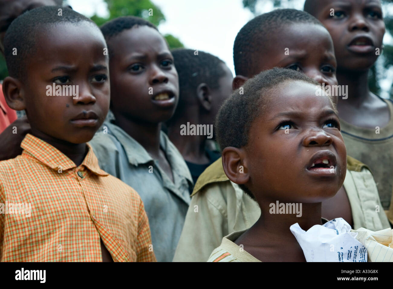 Tanzanian children, Kibiti village, Tanzania, Africa Stock Photo - Alamy
