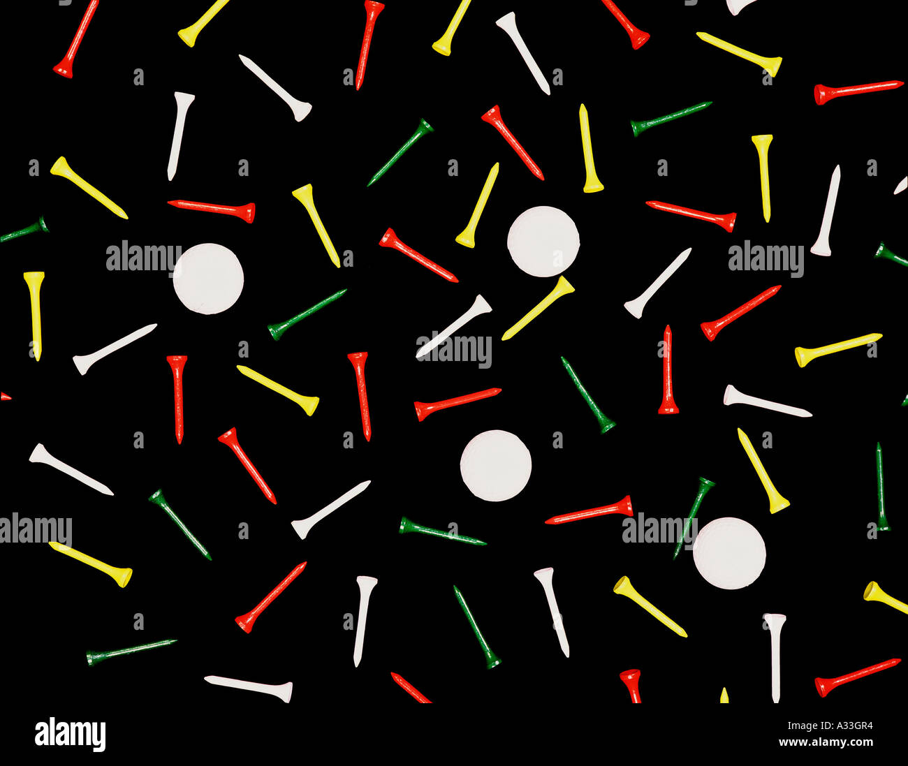 Many golf tees hi-res stock photography and images - Alamy