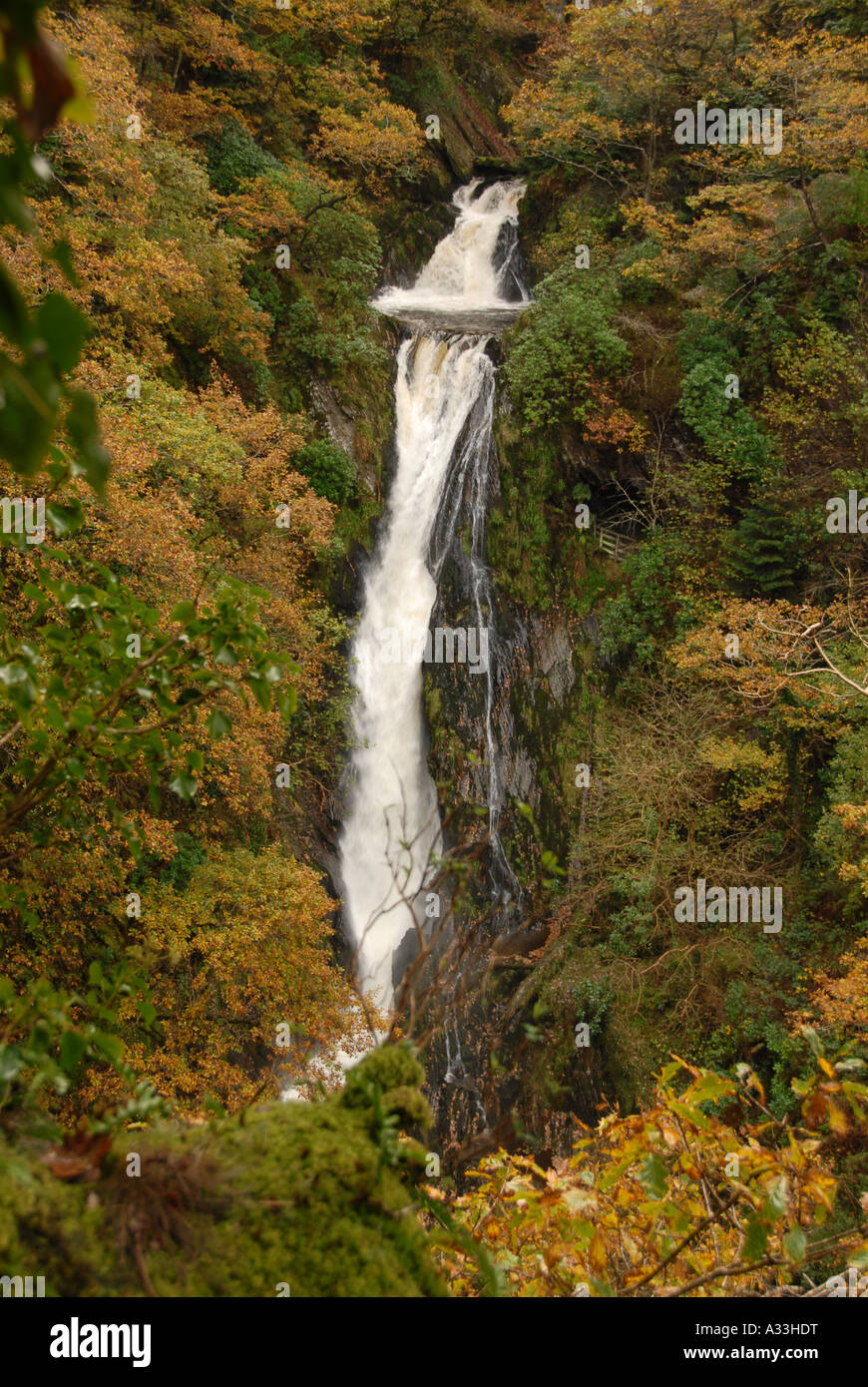 Mynach waterfalls hi-res stock photography and images - Alamy