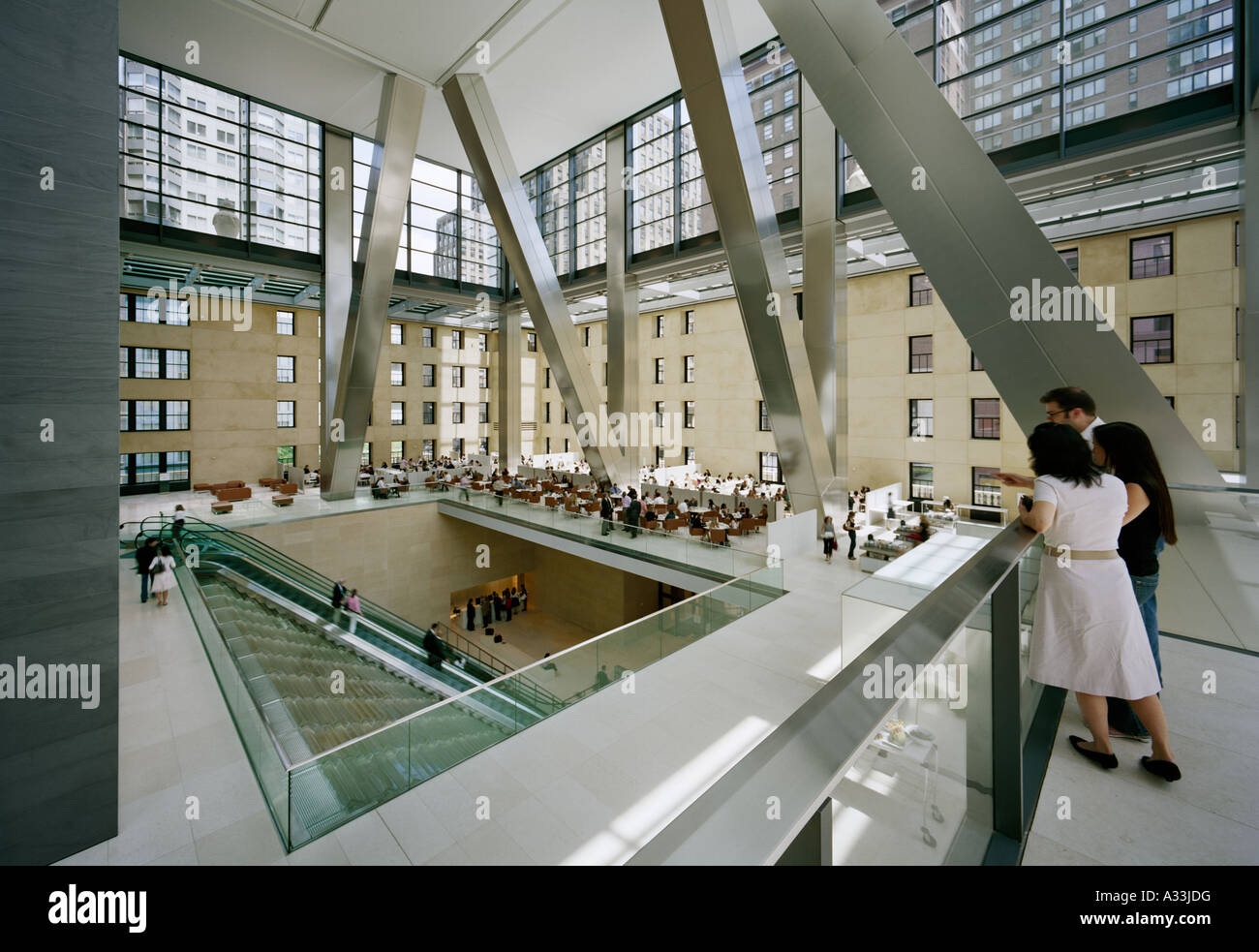 Hearst Tower, 300 West 57th Street, New York. 2006. Lobby Architect ...