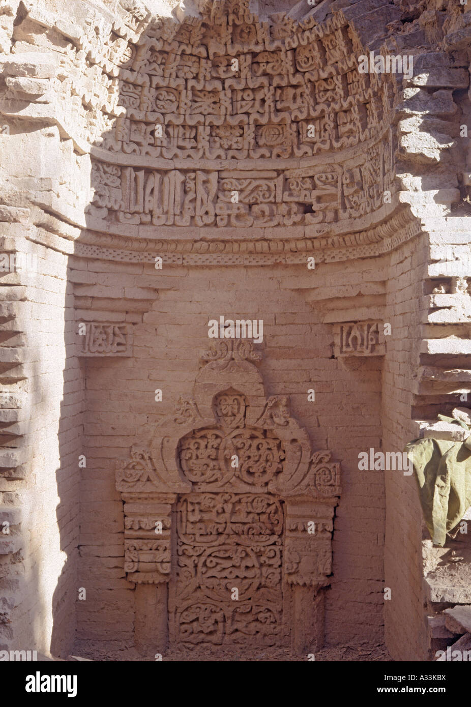 Mihrab, Ribat of Ali ibn Karmakh, Kabirwala, Pakistan Stock Photo - Alamy