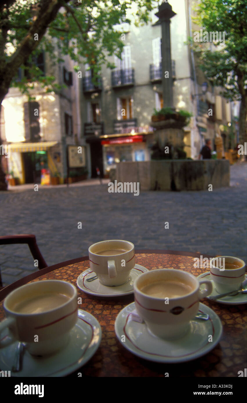 French coffee shop Fayence France Stock Photo - Alamy