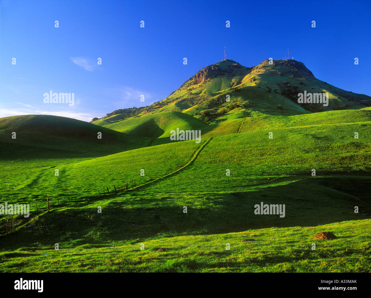 The Sutter Buttes in Spring, northern California Stock Photo - Alamy