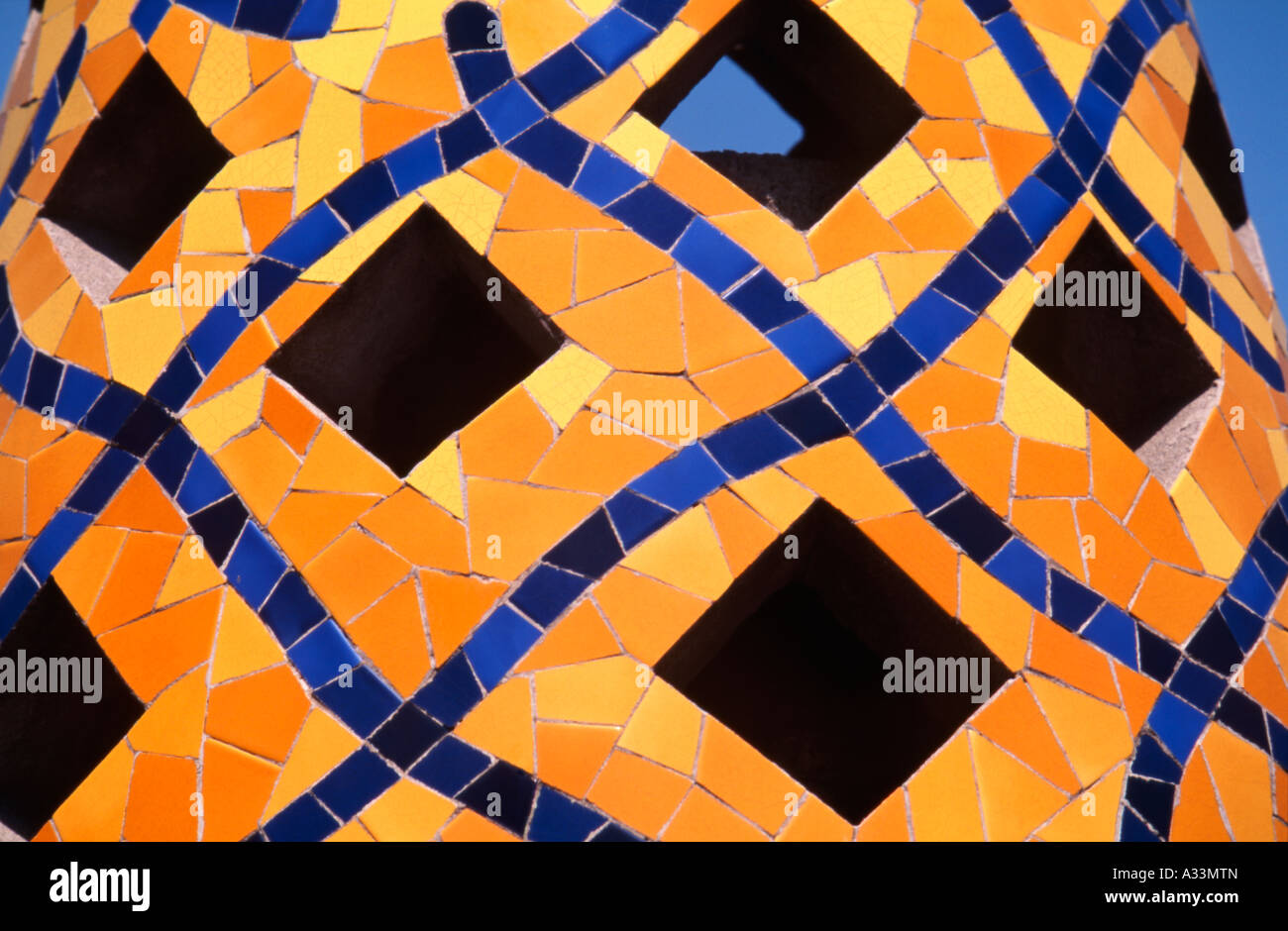 Palau guell historic home hi-res stock photography and images - Alamy