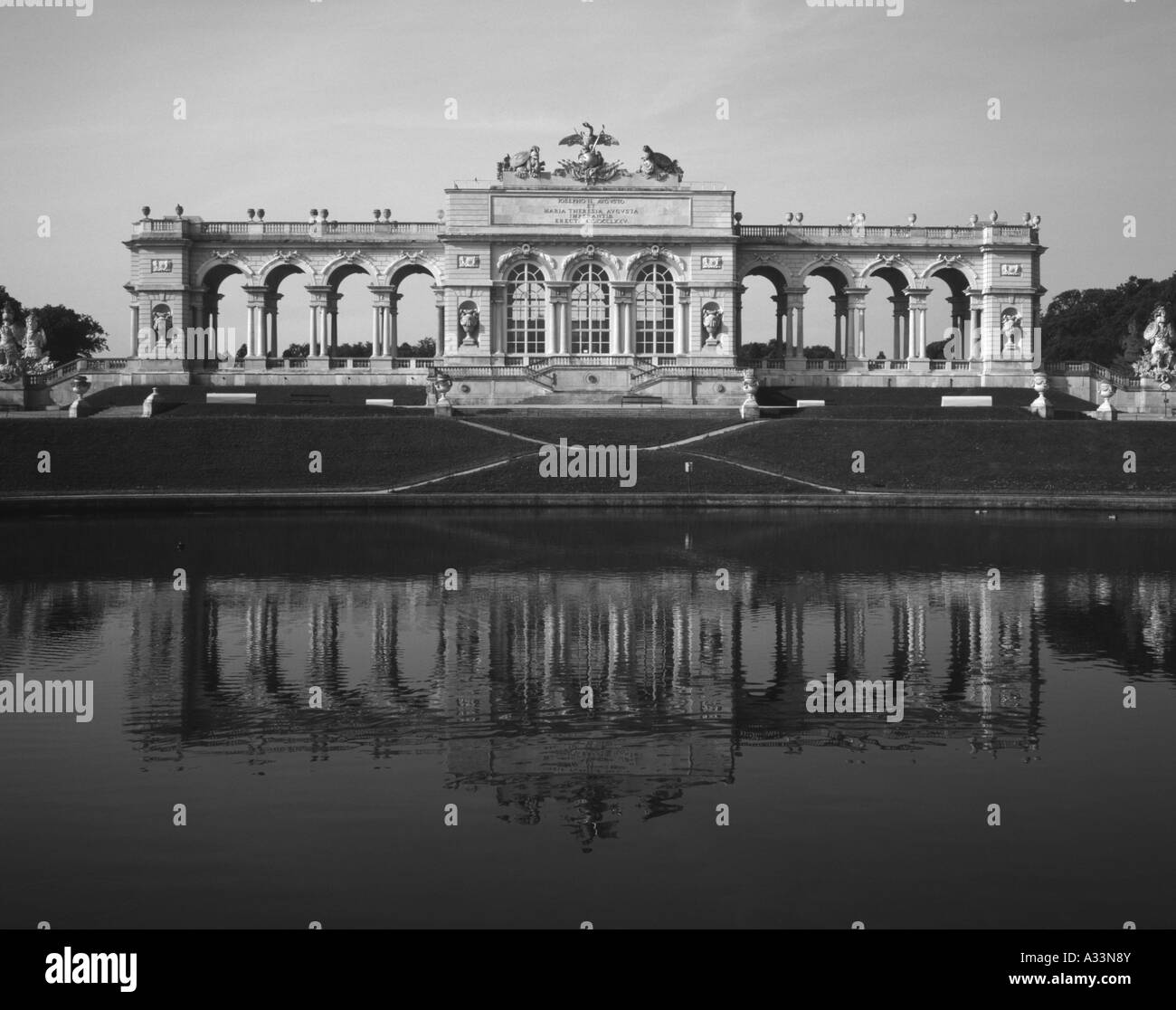 Gloriette structure Black and White Stock Photos & Images - Alamy